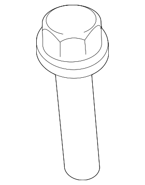 000-990-09-23 - Mount Bracket Bolt 2015-2021 Mercedes-Benz | Mercedes ...