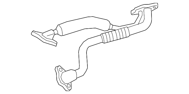 2023 Chevrolet Silverado 1500 Turbocharger Oil Feed Pipe 12725176 ...