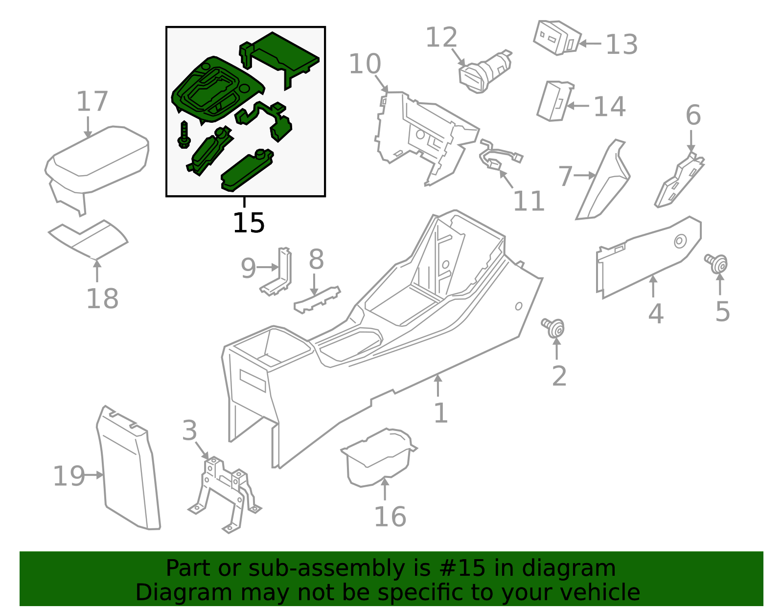 2022-2023 Hyundai Shift Panel 84650-I3010-MPP | Hyundai Wholesale Direct