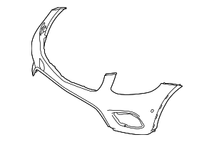 Mercedes-Benz OEM Bumper Cover Part# 253-885-36-05-9999 | OEM Vehicle Parts