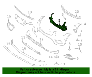 253-885-23-05 - Center Support 2020-2021 Mercedes-Benz | Mercedes-Benz ...