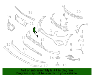 253-885-78-03 - Tow Eye Cap 2020-2022 Mercedes-Benz | AutoNationParts.com