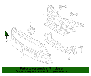 2015-2017 Toyota Prius V Tow Eye Cap 52128-47040 | Toyota Parts Center