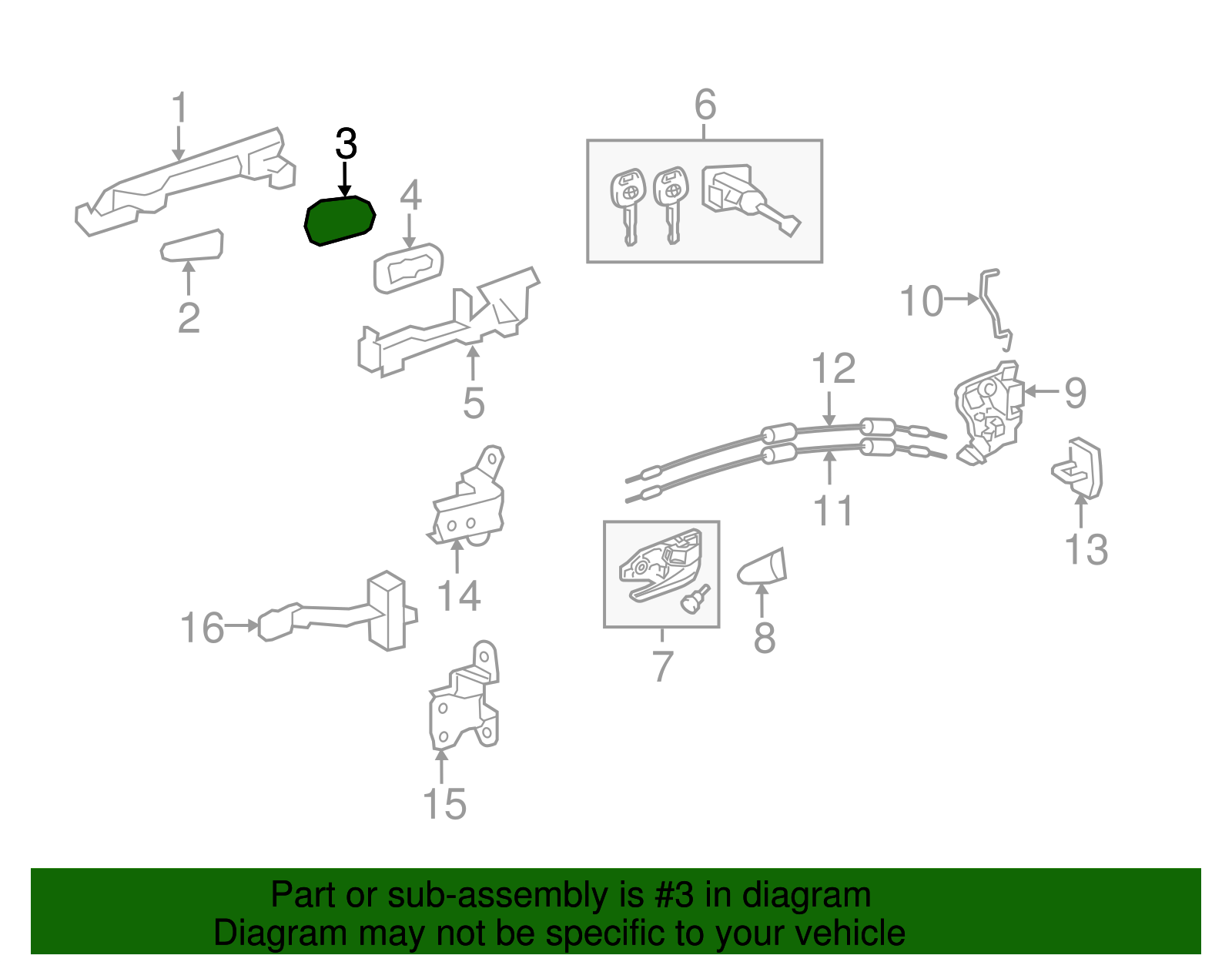 2013-2017 Toyota 2013-2017 Toyota - Rear Cover 69250-06010-F0 | Sparks ...