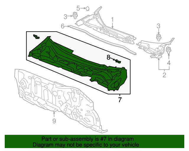 61100-T2F-A10ZZ - Dashboard (Upper) - 2013-2017 Honda Accord | Honda ...