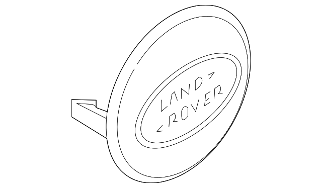 Genuine Wheel Center Cap - Satin Silver Finish for 2013-2023 Land Rover ...