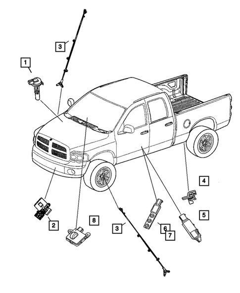 Sensors for 2006 Dodge Dakota | DodgeParts.com
