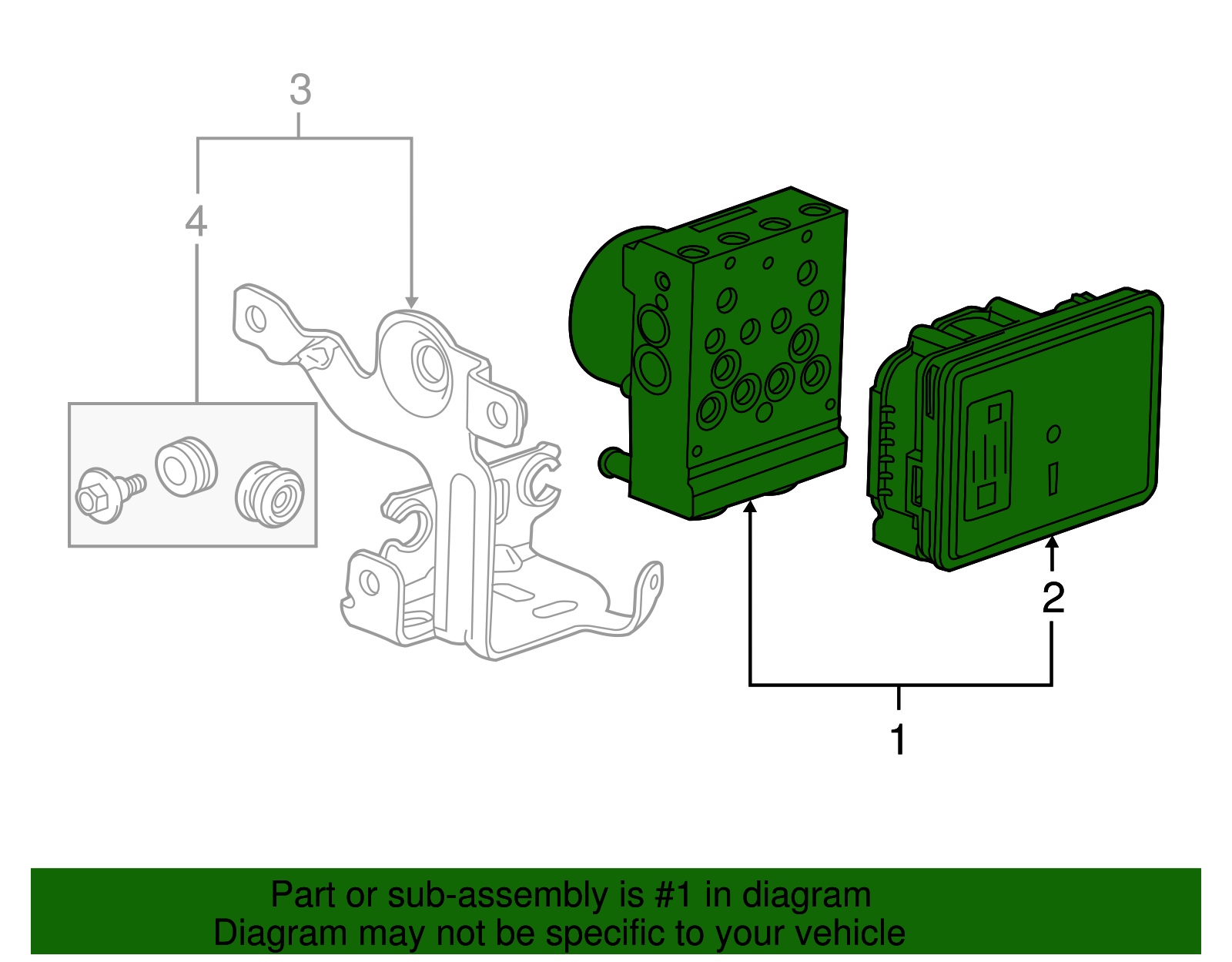 84778377 - Electronic Brake Control Module with Brake Pressure ...