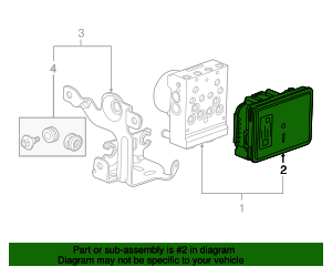84256785 - Electronic Brake Control Module Assembly 2017-2018 GM | GM ...