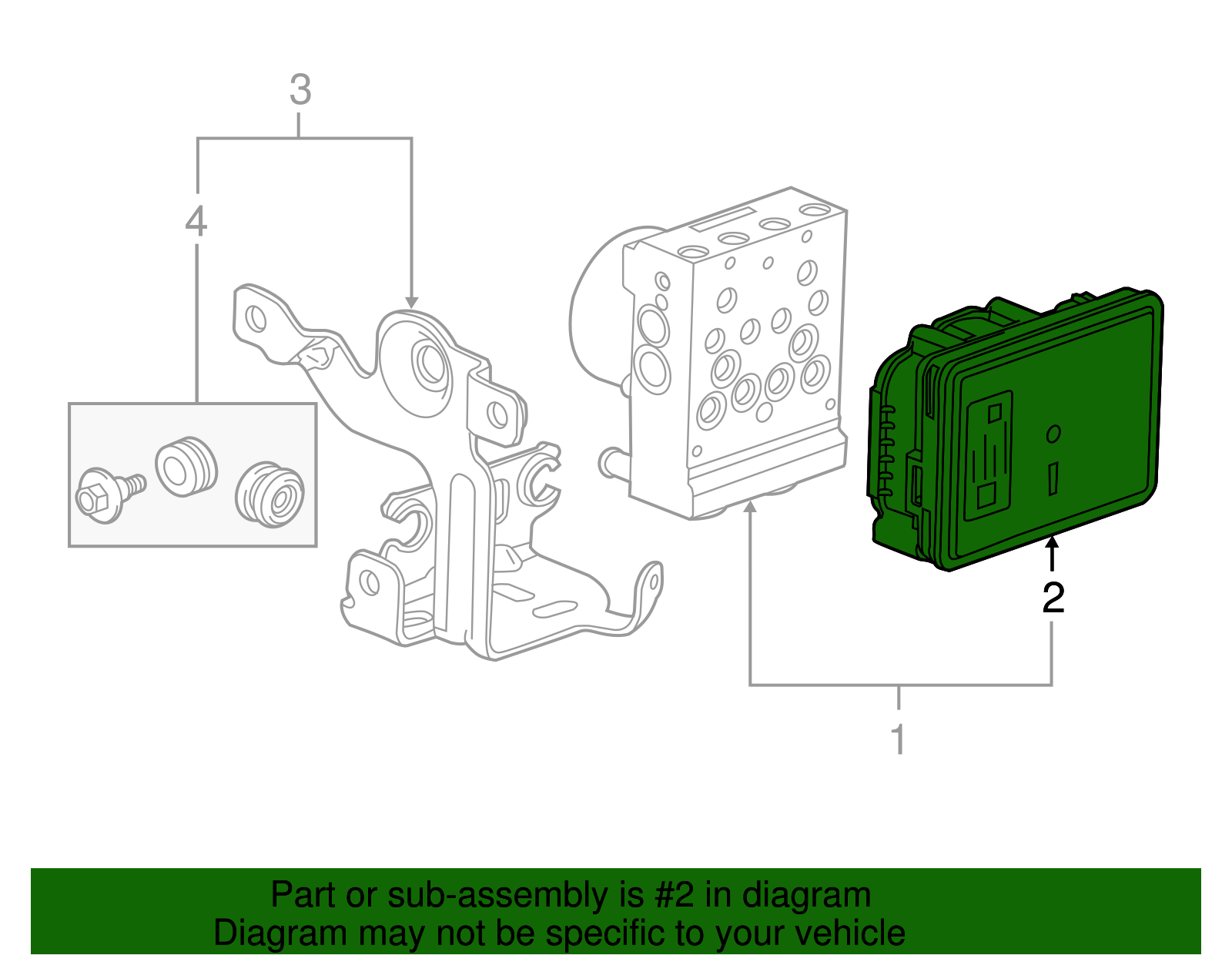 2017-2020 GM Electronic Brake Control Module Assembly Requires to Order ...