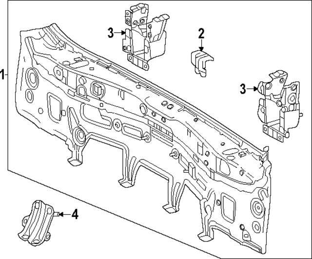 58307-0E160 - Rear Body Panel 2024 Toyota Grand Highlander | Ourisman ...
