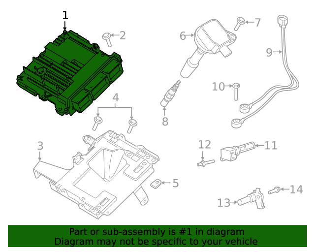 2020-2023 Ford Engine Control Module (ECM) LB5Z-12A650-AANP | OEM Parts ...