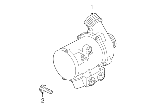 11-51-9-894-484 - Engine Water Pump 2007-2010 BMW X5 | AutoNationParts.com