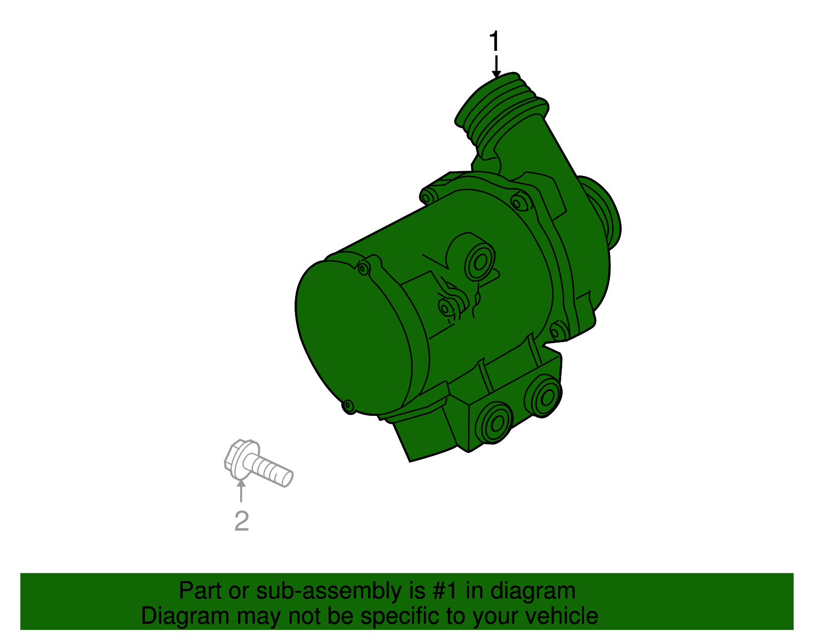 11519894484 - 2007-2010 BMW X5 Water Pump Assembly (11-51-9-894-484 ...