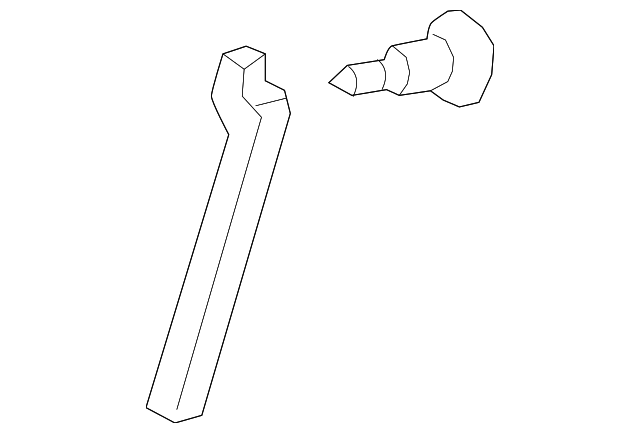 2019-2022 Toyota Bumper Cover Bracket 52575-47060 | Toyota Parts Center