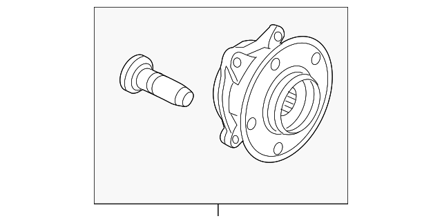 Genuine Hub Assembly for 2019-2025 Hyundai | Part# 51750-S1000 ...