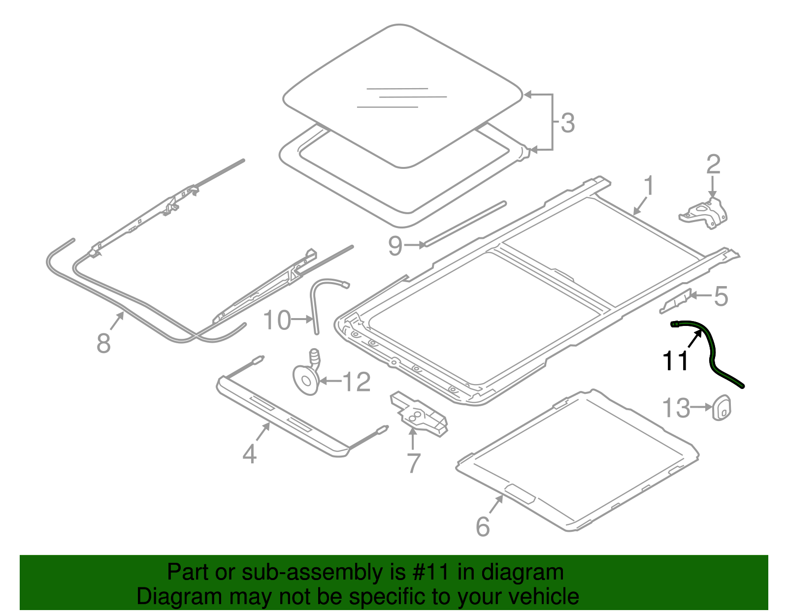 65475SG010 - Drain Hose 2014-2018 Subaru Forester | Subaru Factory ...