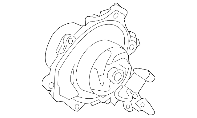 2018-2021 Jaguar Water Pump Assembly JDE40573 | JaguarParts.com