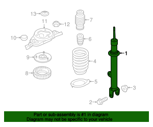 54611-3T750 - Strut 2015-2017 Kia K900 | Kia.Parts Store
