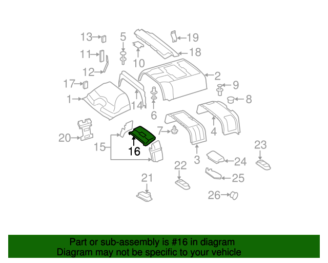 906-695-55-37 - Insulator 2010-2013 Mercedes-Benz | Mercedes-Benz USA Parts