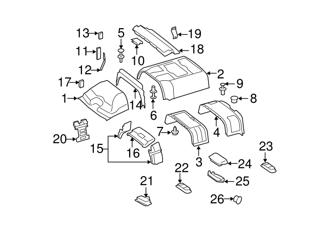 906-695-55-37 - Insulator 2010-2013 Mercedes-Benz | Mercedes-Benz USA Parts