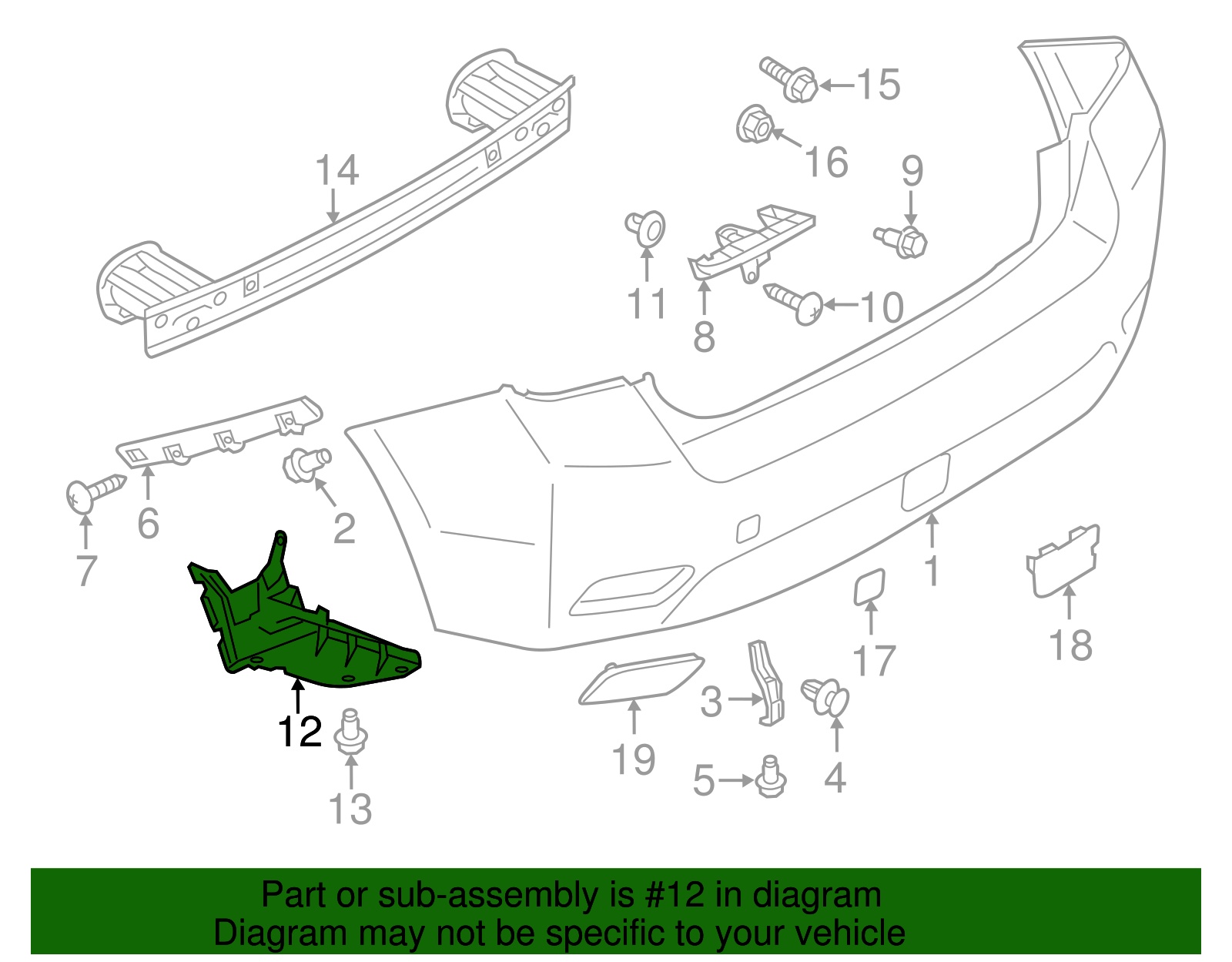 2013-2017 Subaru Lower Cover 57731FJ080 | Subaru Parts Exchange