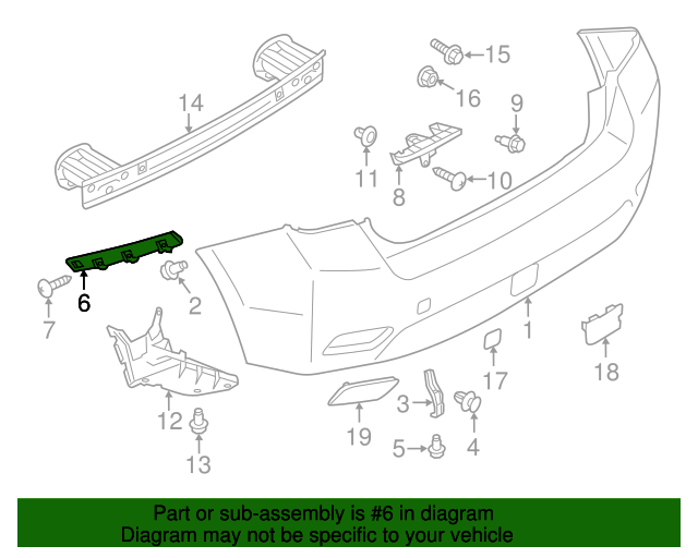 2013-2017 Subaru Upper Bracket 57707FJ160 | Subaru Parts Store