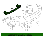 2013-2017 Subaru OEM NEW 2013-17 Subaru WRX Crosstrek Impact Bar Beam ...