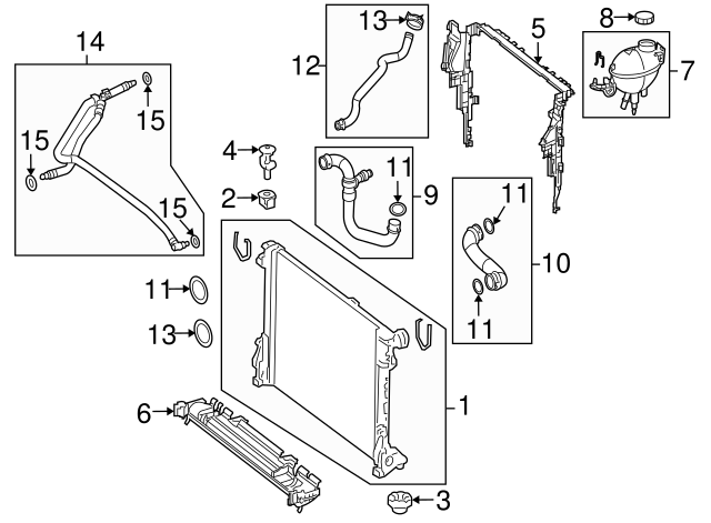212-505-08-30 - Upper Baffle 2010-2011 Mercedes-Benz E 63 AMG ...