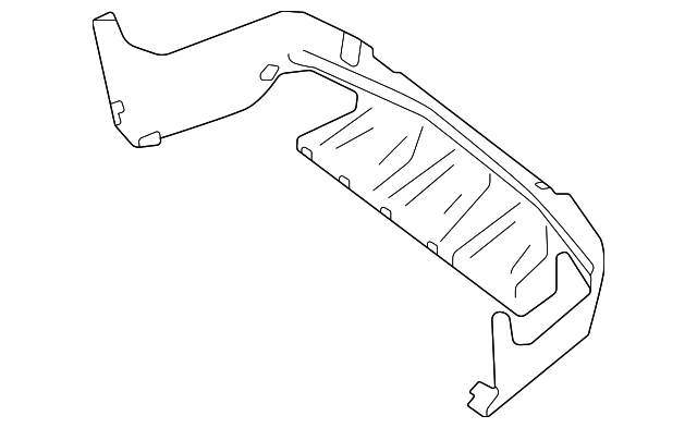 2020-2022 Mercedes-Benz GLC 300 Lower Trim Panel 253-885-44-07 | MB OEM ...