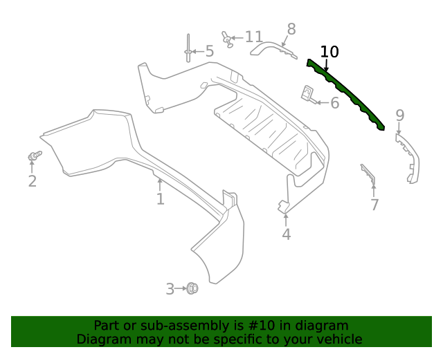Trim Molding - Part #253-885-23-06 | Mercedes Parts Center