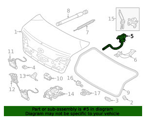 79220-F6010 - Hinge 2017-2019 Kia Cadenza | Kia.Parts Store