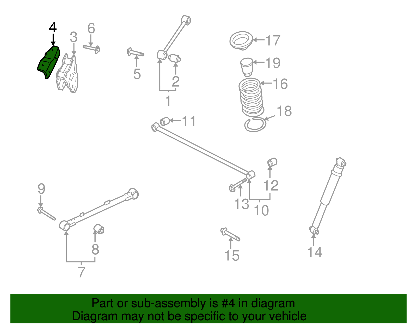 1996-2004 Nissan Pathfinder Upper Control Arm Mount Bracket 55447-0W000 ...