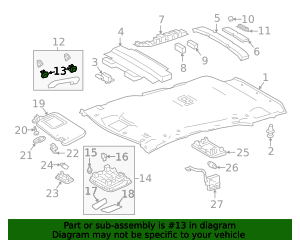 2018-2023 Toyota Assist Strap Cover 74612-47070-C2 | Toyota Parts Center