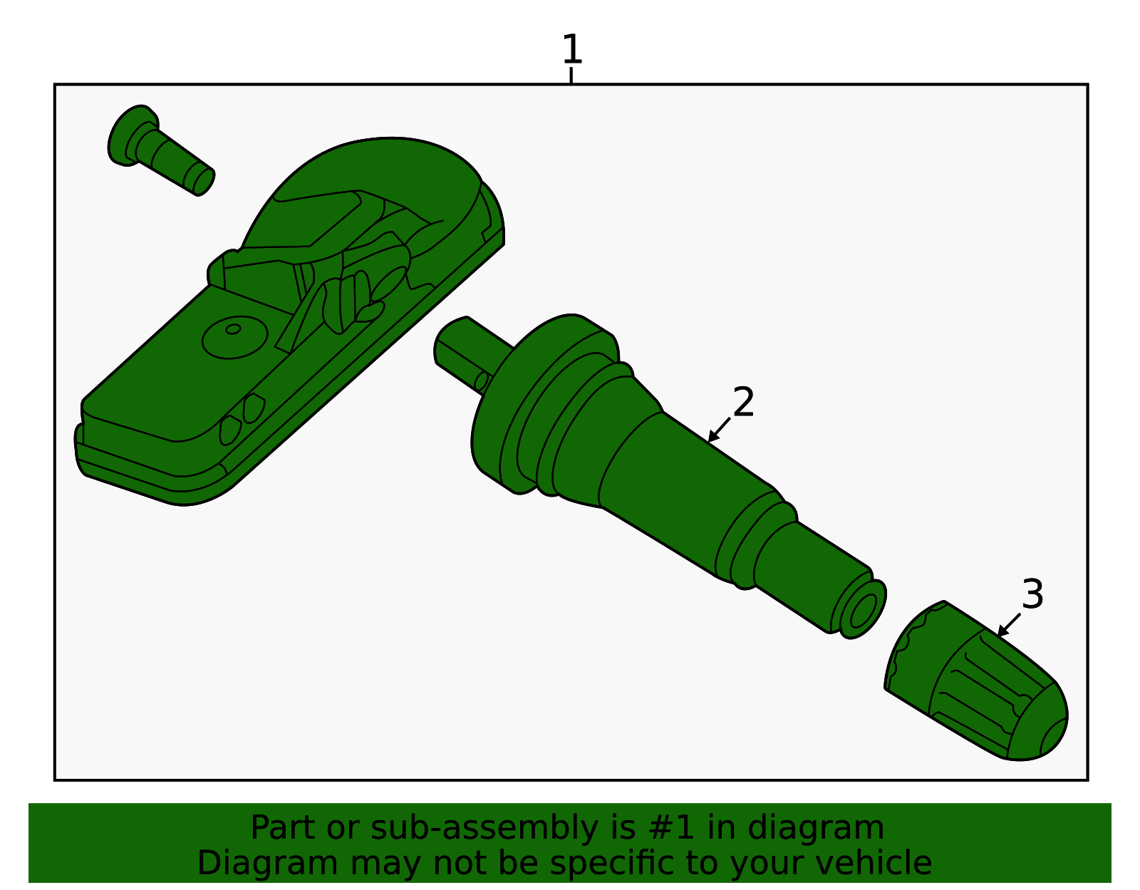 52940-L1100 - Tire Pressure Monitoring System (TPMS) Sensor 2021-2025 ...