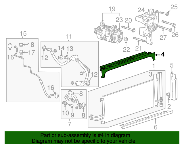 2014-2020 GM Baffle 23141866 | TascaParts.com