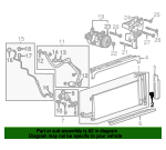 2014-2019 GM Air Conditioning Condenser Bracket 22846331 GM ...