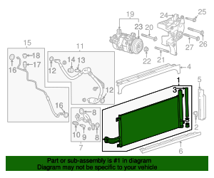 Air Conditioning Condenser 84802253 | TascaParts.com