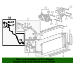 84148300 - Air Conditioning Refrigerant Liquid Hose 2014-2018 GM ...
