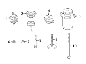 2020 Jeep Gladiator Mount Mount Bolt 6512897AA | TascaParts.com