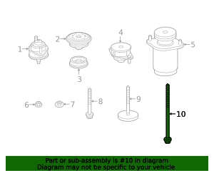 2020 Jeep Gladiator Mount Mount Bolt 6512897AA | TascaParts.com