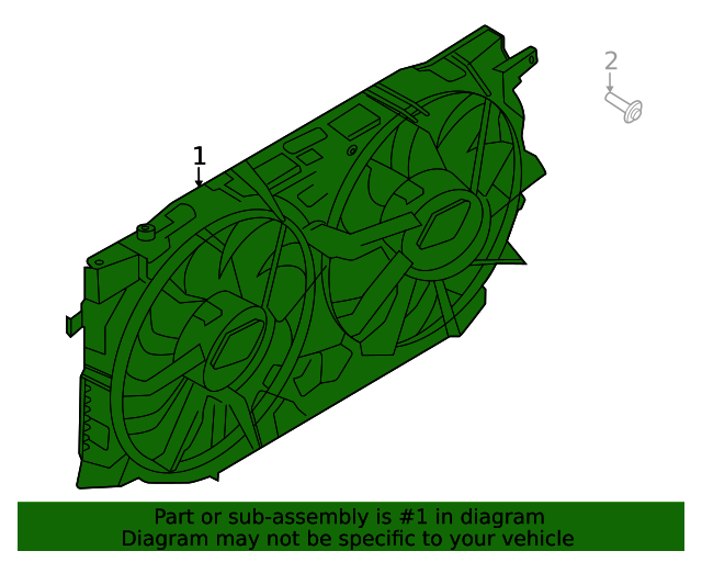 2021-2024 Ford Fan Module MB3Z-8C607-J | FordPartsOnSale.com