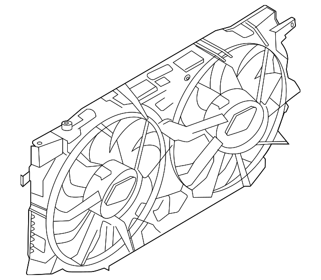 2021-2024 Ford Fan Module MB3Z-8C607-J | FordPartsOnSale.com
