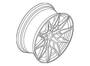 2022-2023 BMW BMW OEM 892M WHEEL IN JET BLACK 21" - REAR 36-11-9-501 ...