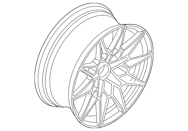 2022-2023 BMW BMW OEM 892M WHEEL IN JET BLACK 21" - REAR 36-11-9-501 ...