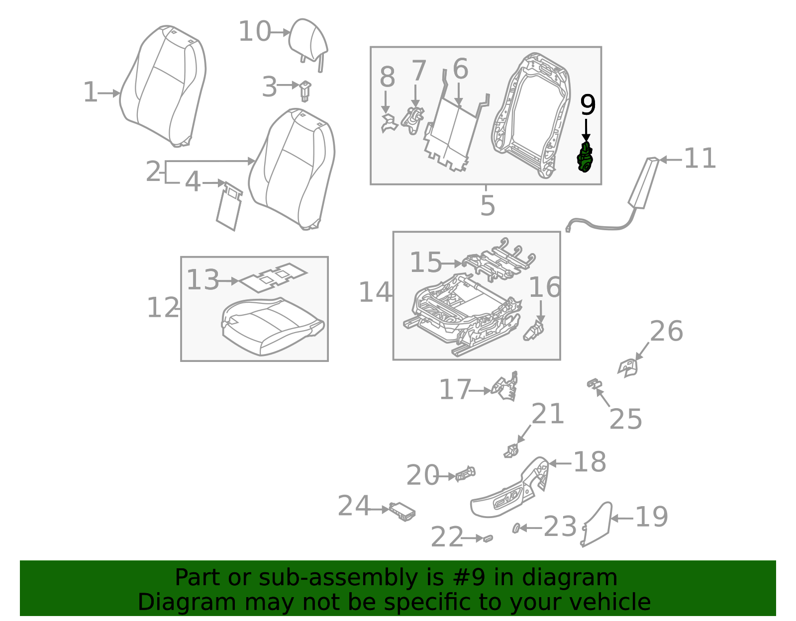 BDHW-88-616 - Recline Motor - 2020 Mazda CX-30 | Mazda Parts Factor
