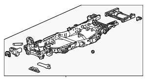 2021-2022 GM Vehicle Frame Assembly 84813743 | TascaParts.com
