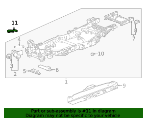 2019-2024 GM Front Tow Hook 84338714 GM | GMPartsDirect.com