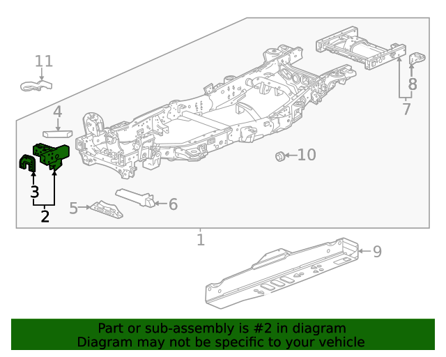 2021-2024 GM Front Section 84765613 GM | GMPartsDirect.com