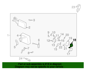 2001-2008 Hyundai Actuator 97154-2D000 | OEM Parts Online